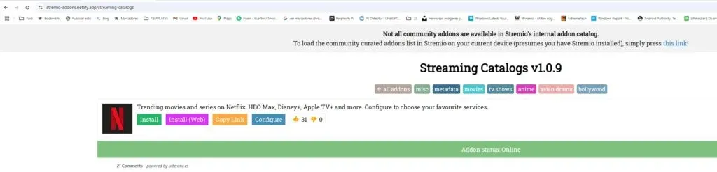 ¿Cómo instalar el addon Netlify en Stremio? Guía paso a paso